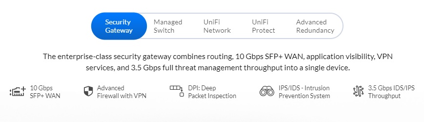 Firewall Cho Doanh Nghiệp Nhỏ UniFi Dream Machine Pro